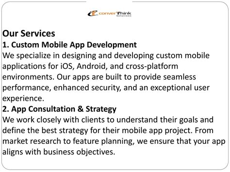 Ppt Coverthink Solutions Mobile Application Development Services Powerpoint Presentation Id