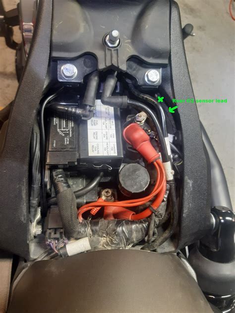 Access To Rear O2 Sensor Connector Indian Motorcycle Forum