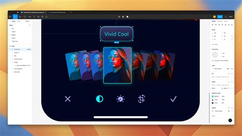 Edit And Filters UI Design A Camera App In Figma Design Code