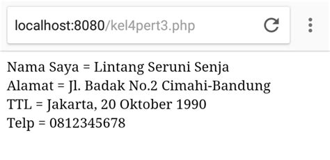 Tugas Web Programming 3 Dan 4 Bsi