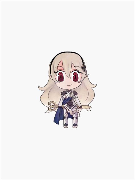 Fire Emblem Fates Female Corrin Chibi Sticker For Sale By Sama Llama Redbubble