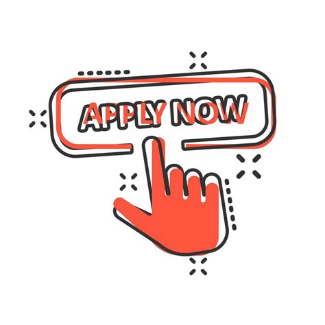 Apply now Arrow cursor icon Hand click Online betting Vector Conheça as apostas mais