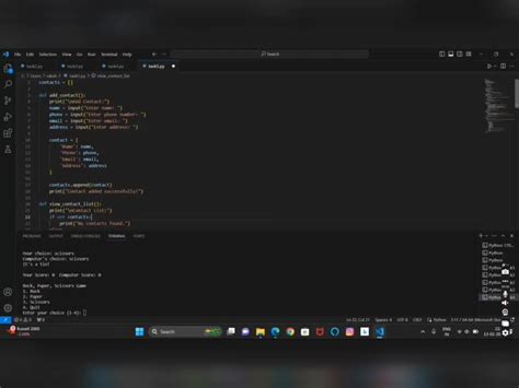 Video Rakshana Selvamani On Linkedin Pythonprogramming Codsoft