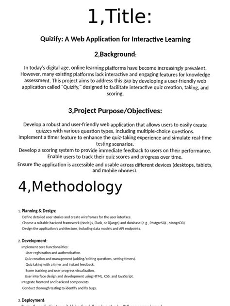 Quizify Pdf Usability World Wide Web