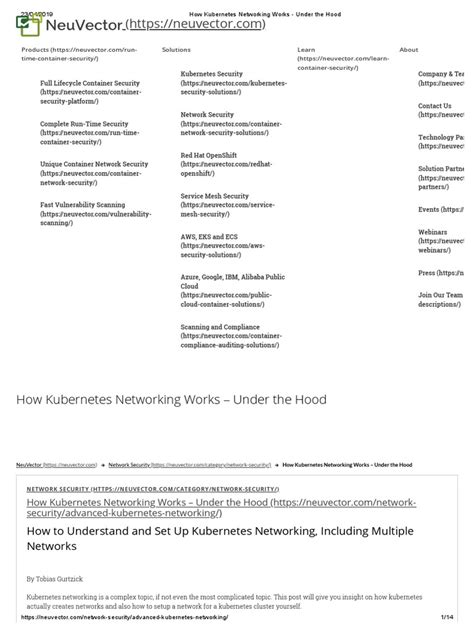 how kubernetes networking works under the hood pdf port computer