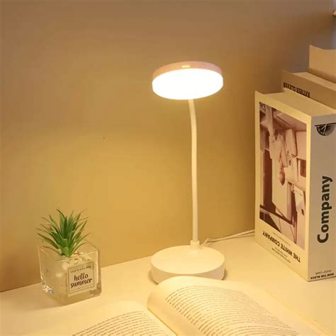 1개 10 Led 데스크 램프 Usb 충전 포트 3단계 레벨 터치 컨트롤 화이트 Temu Republic Of Korea