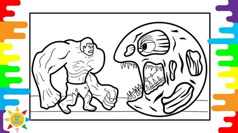 Hulk Vs Abomination Coloring Pages