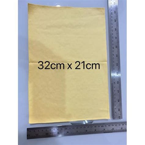 Promo Lap Chamois Kanebo Jumbo Xxl Uk 64x43cm Kain Lap Serbaguna Kanebo 32x21cm Jakarta