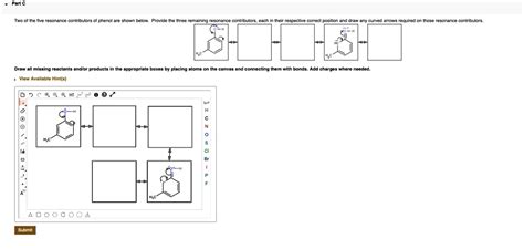 Two Of The Five Resonance Contributors Of Phenol Are Shown Below Provide The Three Remaining