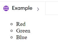 Unordered List Html Naukri Code