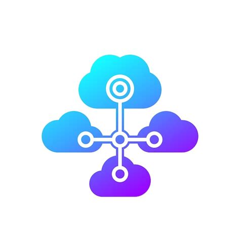 Premium Vector Cloud Services Or Saas Icon On White