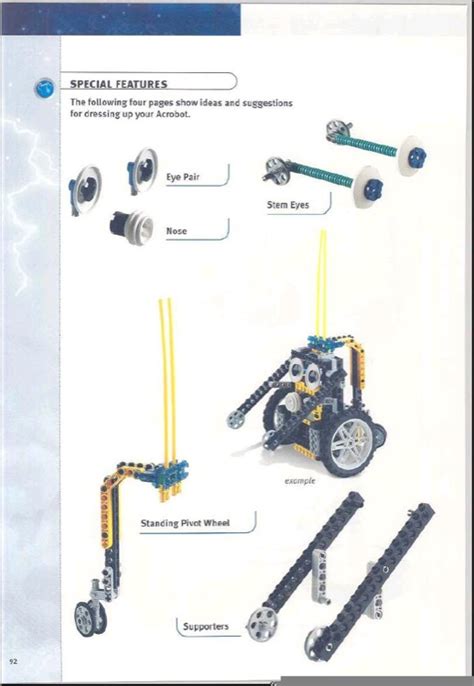 Lego Instructions For Set 3804 Robotics Invention System V2 0 Mindstorms 2 0