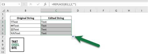 Excel Remove Characters From The Left Or Right Of A String