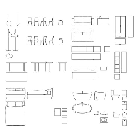 Free Furniture Dwg Cad Blocks In Plan And Elevation Cadnature