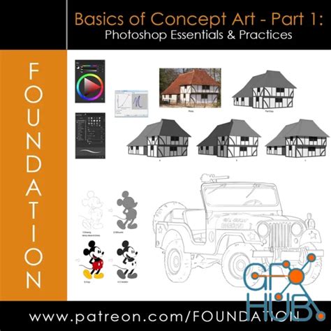 foundation patreon basics of concept art part 1 photoshop