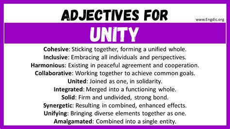 20 Best Words To Describe Unity Adjectives For Unity Engdic 20 Best Words To Describe Unity Adjectives For Unity Engdic