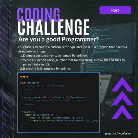 Rust Coding Challenge 11172023 Lyron Foster Posted On The Topic