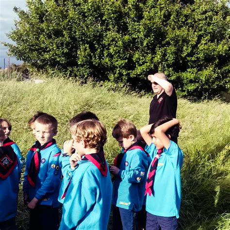 Investiture On Chertsey Meads 1st Chertsey Scout Group