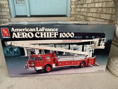 Amt Ertl 125 American Lafrance Aero Chief 100 Fire Truck 6634 In Box