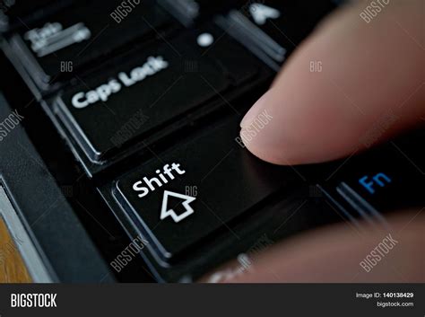 Male Finger Pressing Image Photo Free Trial Bigstock