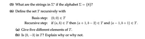Solved 5 What Are The Strings In Σ∗ If The Alphabet Σ 8
