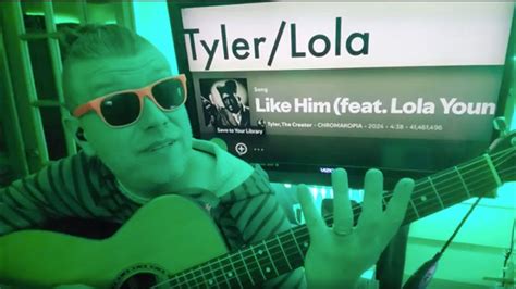 How To Play Like Him Tyler The Creator Lola Young Guitar Tutorial