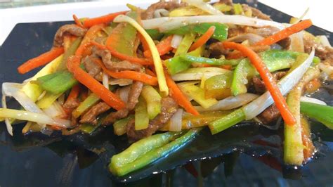 Китайская кухня. Говядина соломкой по-китайски Niú Ròu Sī 牛肉丝