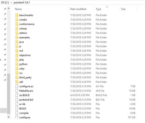 where to find the protoc executable for windows 10 · issue 5205