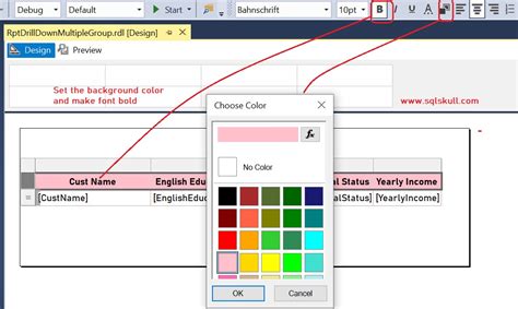 Create Multi Group Drill Down Report In Ssrs Sql Bi Tutorials