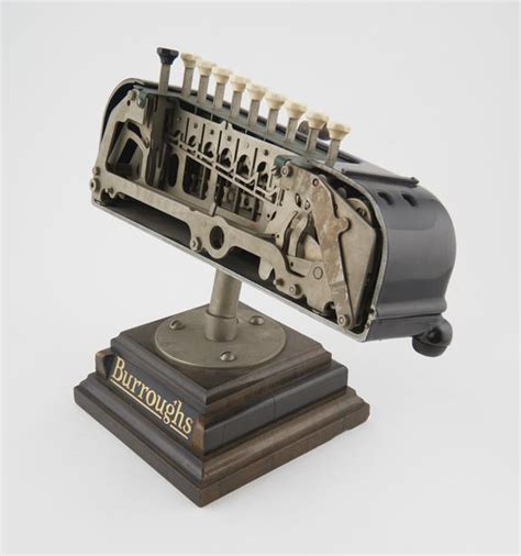 Section Showing Construction Of Burroughs Hand Operated Adding And Calculating Machine Non