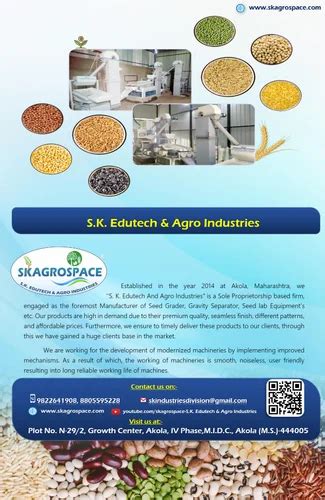 Seed Processing Plant For Industrial At ₹ 760000 In Akola Id