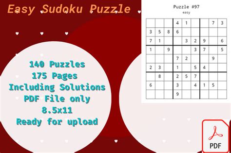 Sudoku Puzzles Adult Activity Graphic By Sadia Design House Creative Fabrica
