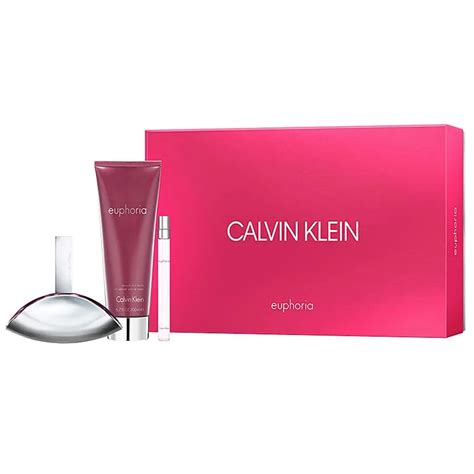 Euphoria Eau De Parfum 3pc T Set For Women By Calvin Klein Perfume