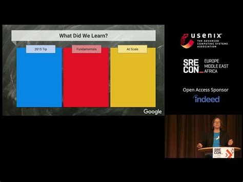 srecon talk deploying sre training best practices to production what
