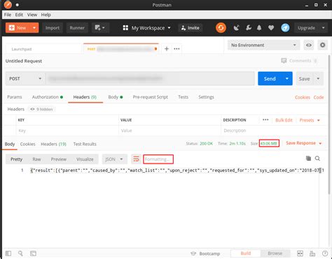 Postman Crashes When Handling Large Responses Issue Postmanlabs Postman App Support