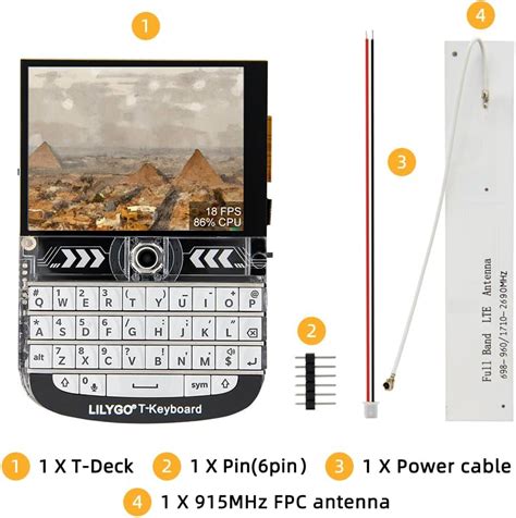 LILYGO T Deck ESP32 S3 915Mhz LoRa BLE WiFi TTGO India Ubuy