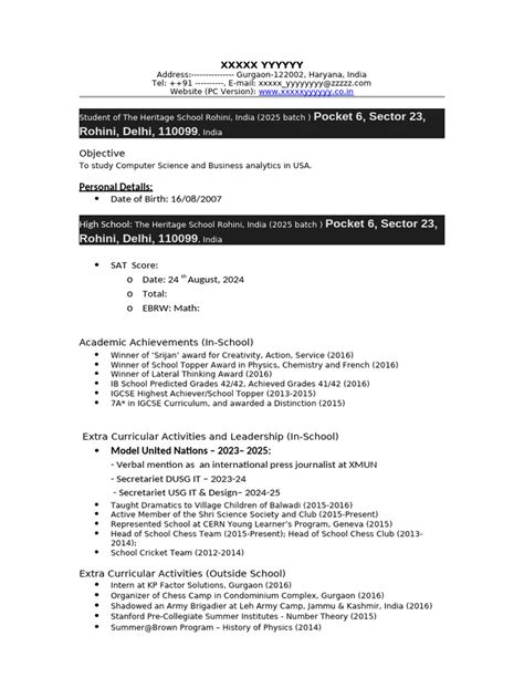 Sample Cv I Pdf Physics