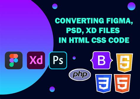 Convert Figma Psd Xd File To Html Css Webpage By Robertinop Fiverr