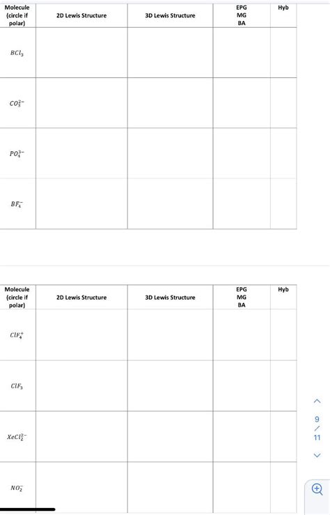 Solved Draw The 2d And The 3d Lewis Structure For Each