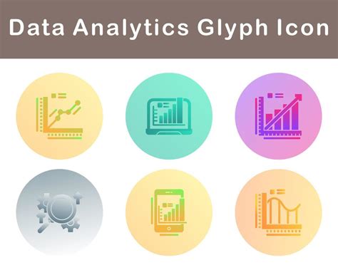Data Analytics Vector Icon Set 21072914 Vector Art At Vecteezy