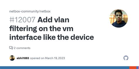 Add Vlan Filtering On The Vm Interface Like The Device · Issue 12007