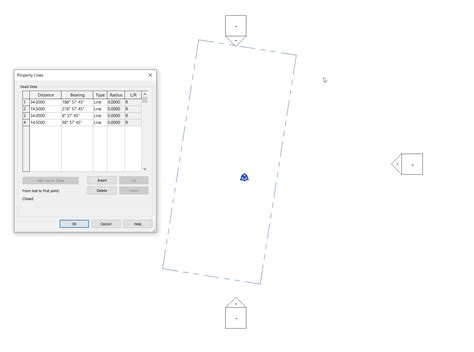 solved property lines not visible autodesk community
