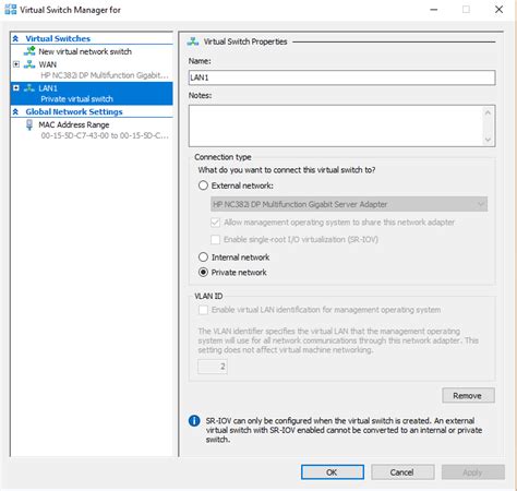 Hyper V 2016 Virtual Pfsense Windows Adds Dhcp Dns Vlans