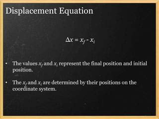 Displacement Velocity PPT