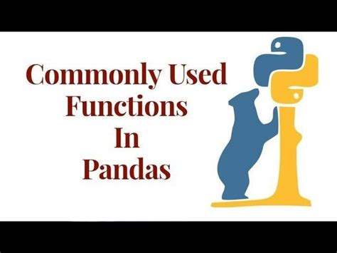 Pythonpandas Datamanipulation Dataanalysis Productivityboost