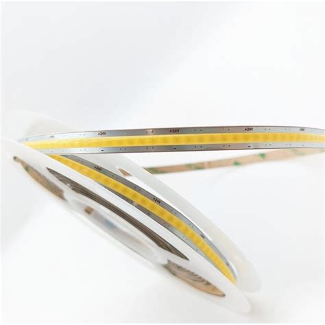 Cob Led Strip Cri90 50w 2600lm 24v Ip20 Pcb 8mm Chip Led Continuous