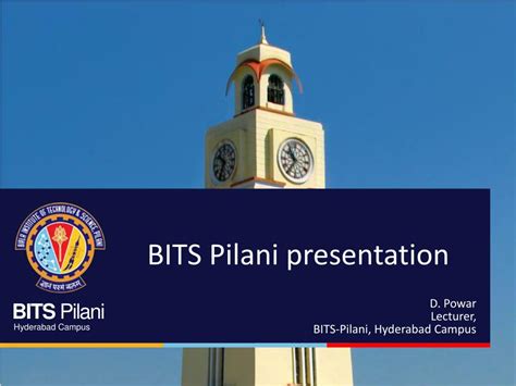 Ppt Bits Pilani Presentation Powerpoint Presentation Free Download