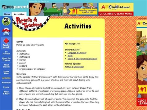 Oops Lesson Plan For Pre K Kindergarten Lesson Planet
