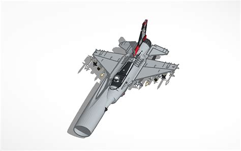 3d Design Fighter Plane Tinkercad