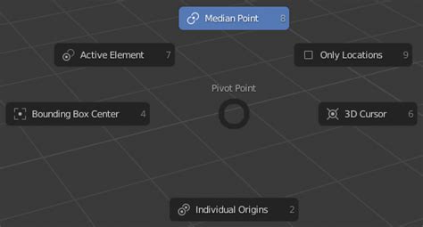 Interface What Are The Shortcuts For The Pie Menus Blender Stack Exchange